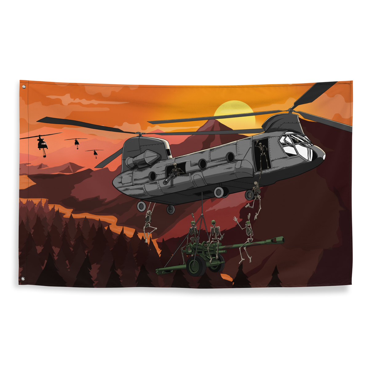 Chinook Gunner Flag – attire.for.effect